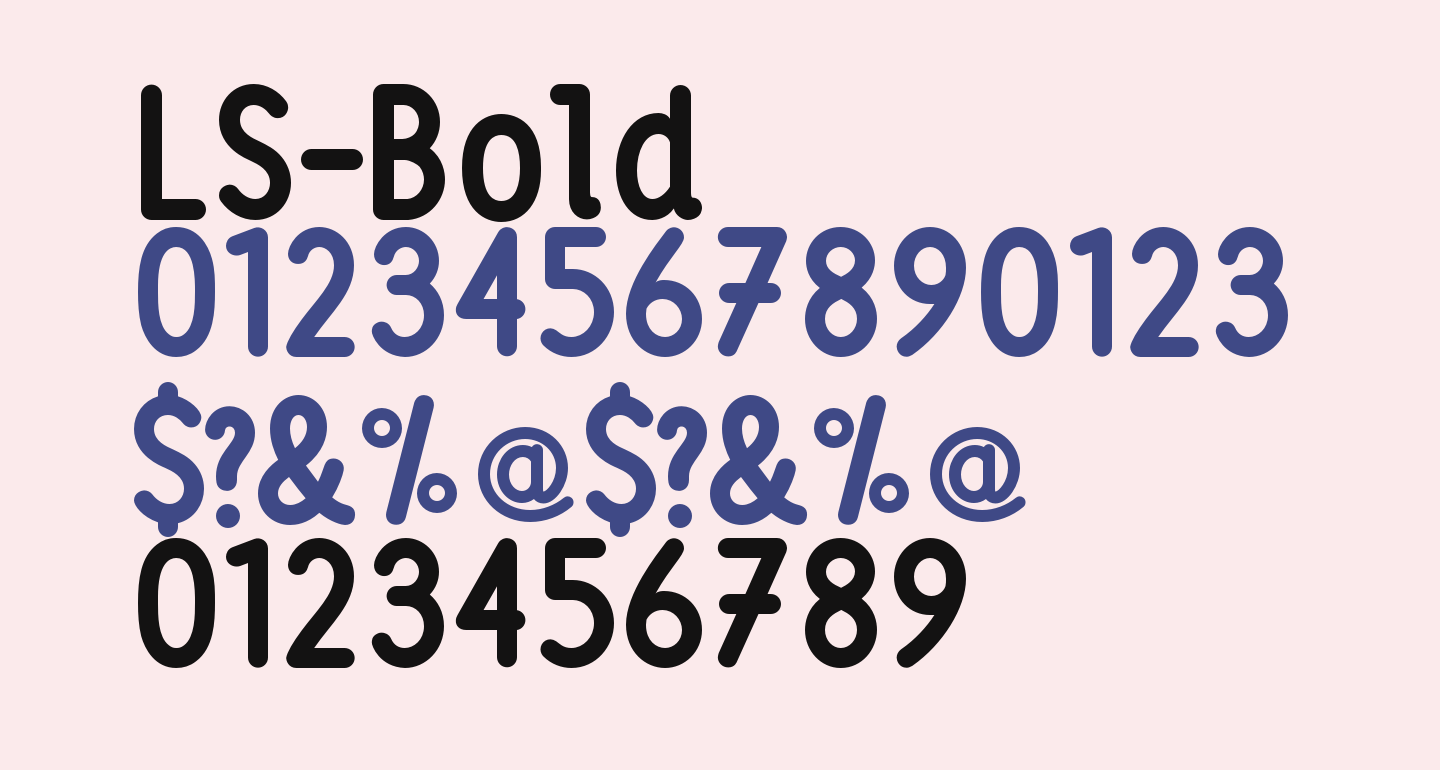 LS-Bold free Font - What Font Is