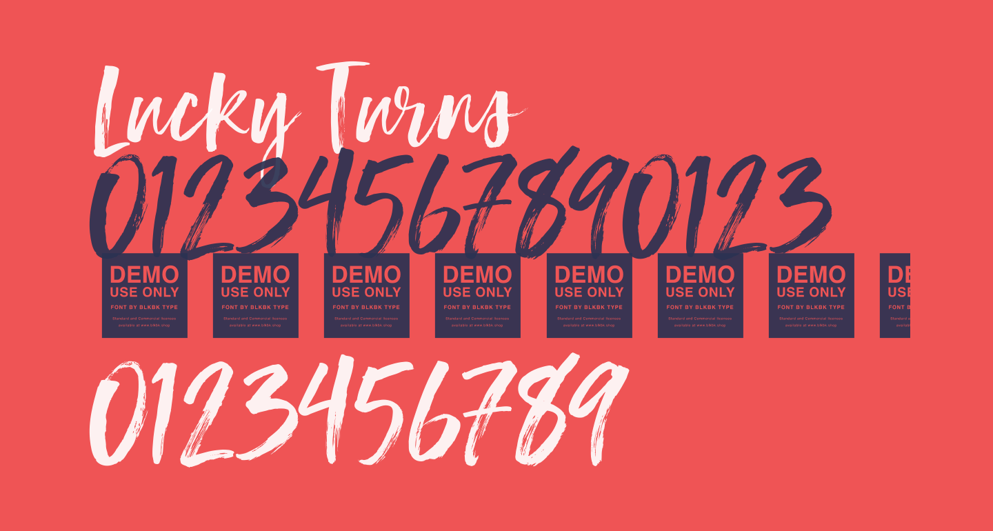 Lucky Turns free Font - What Font Is