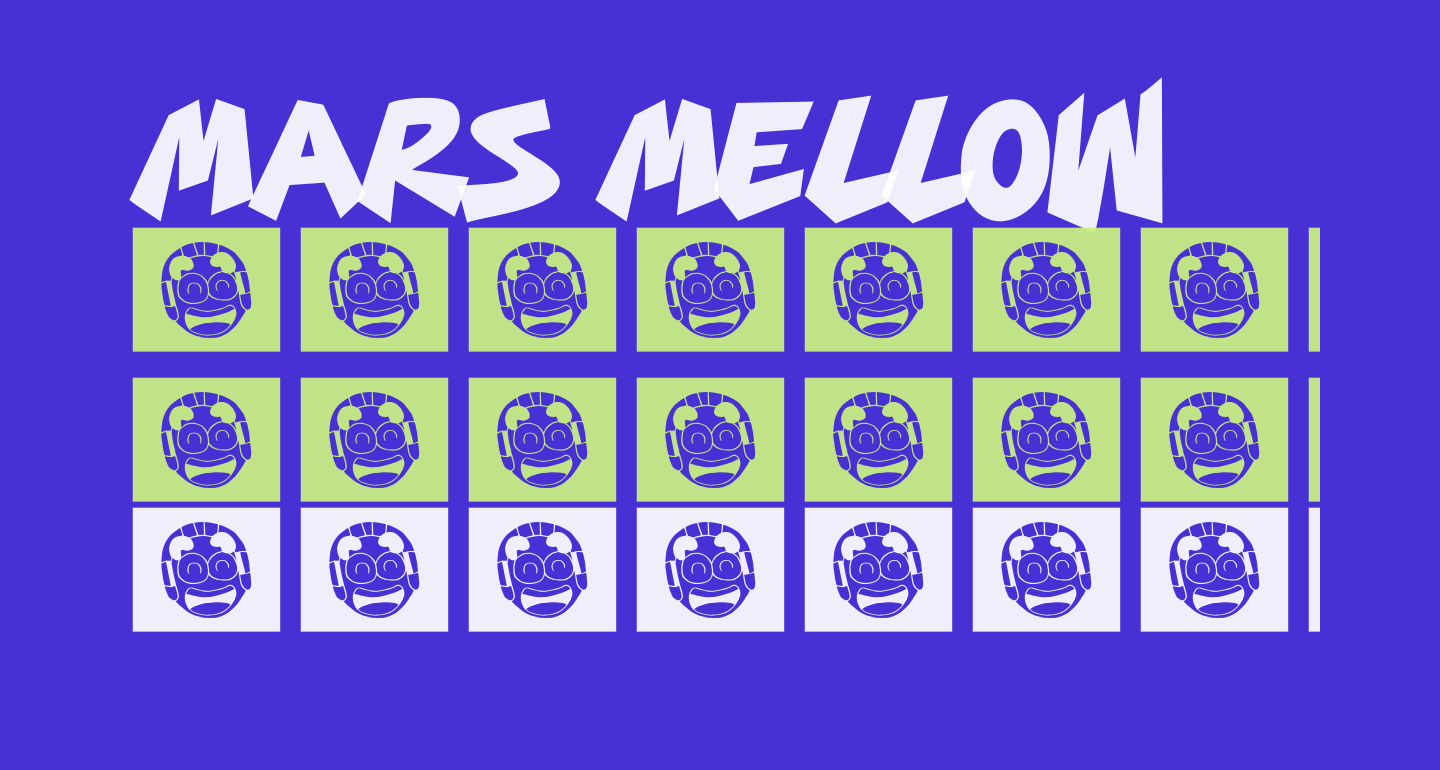 MARS MELLOW free Font - What Font Is
