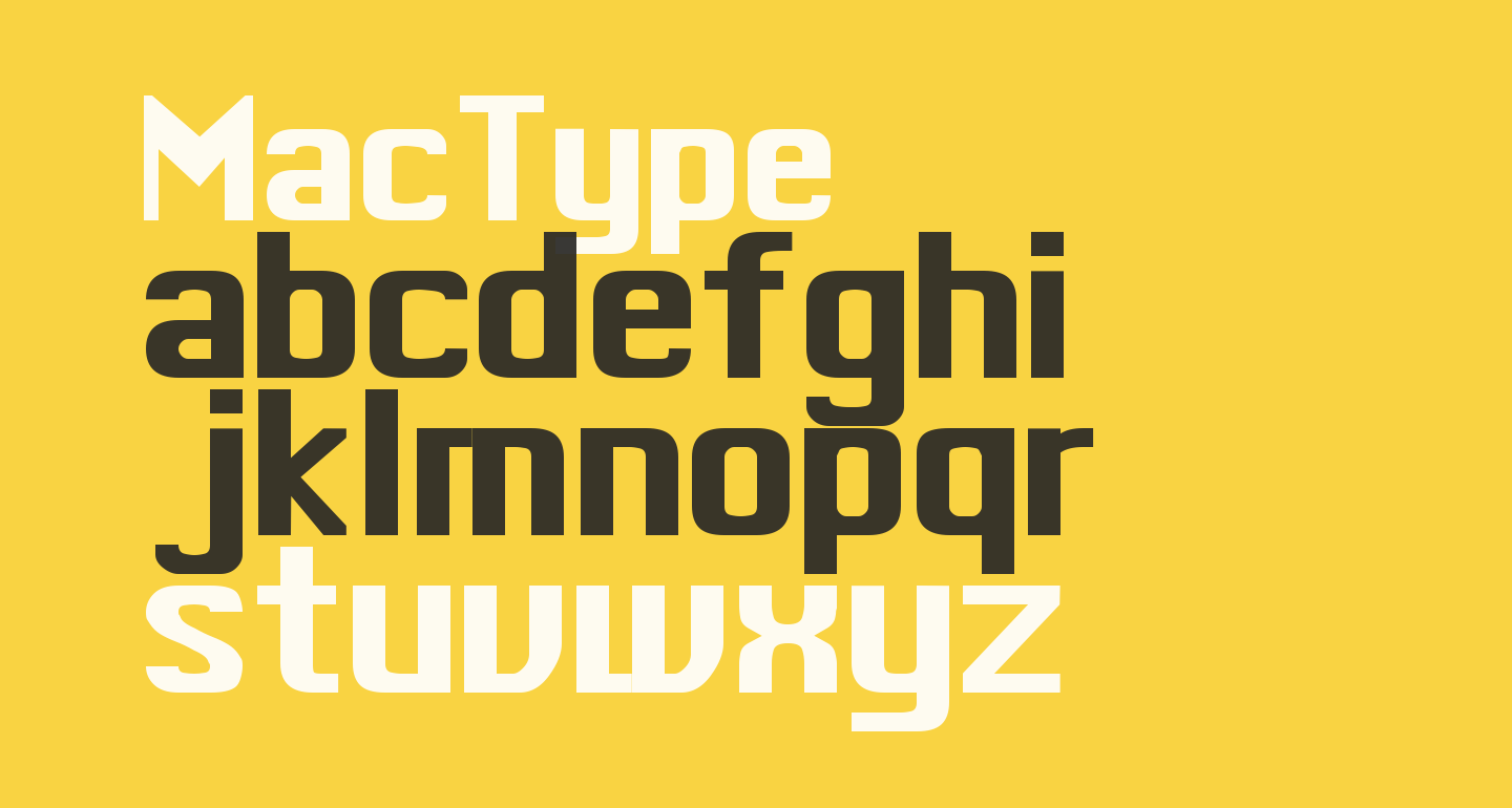 MacType free Font - What Font Is