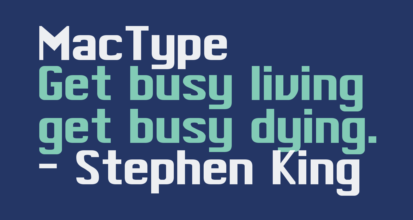Mactype Free Font What Font Is