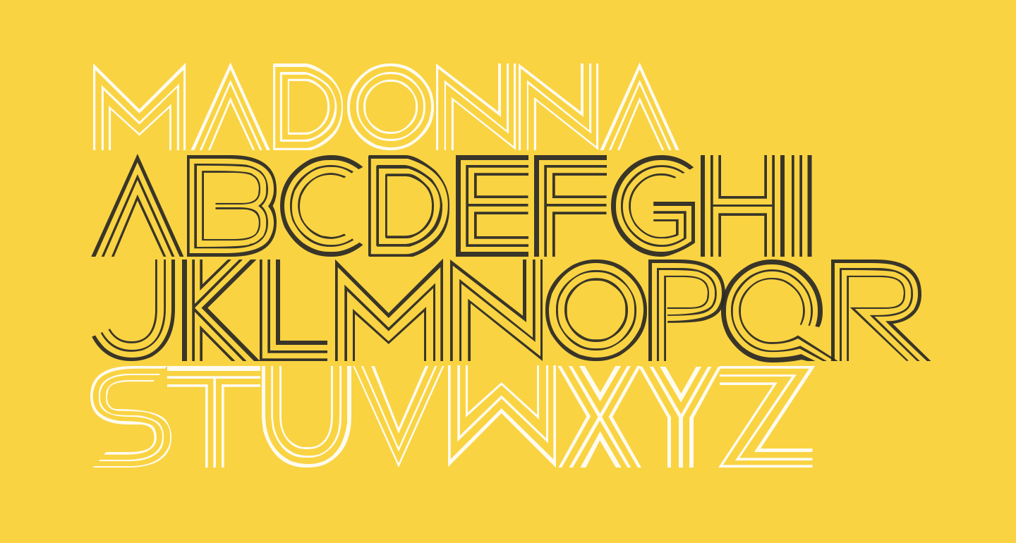 Madonna free Font - What Font Is