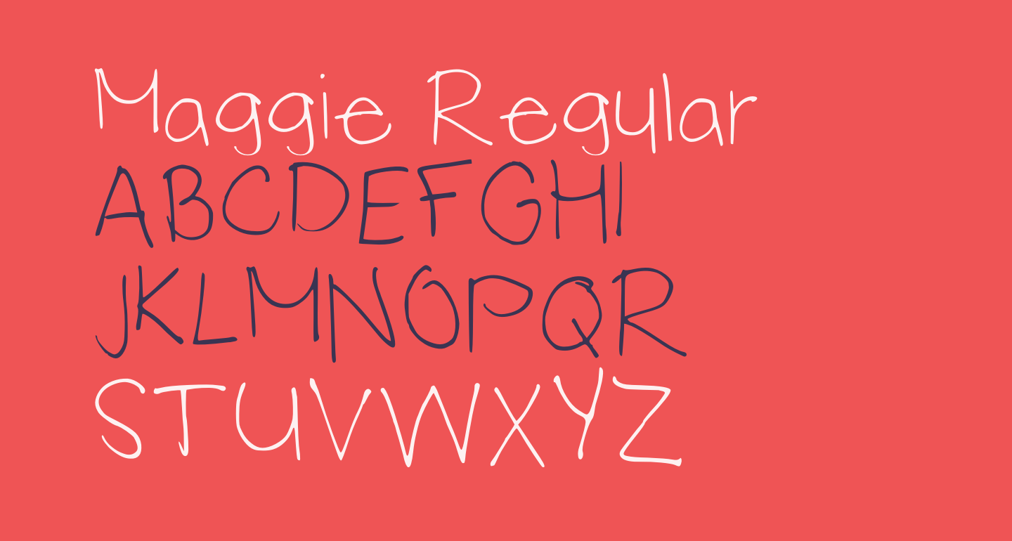 Maggie Regular free Font - What Font Is