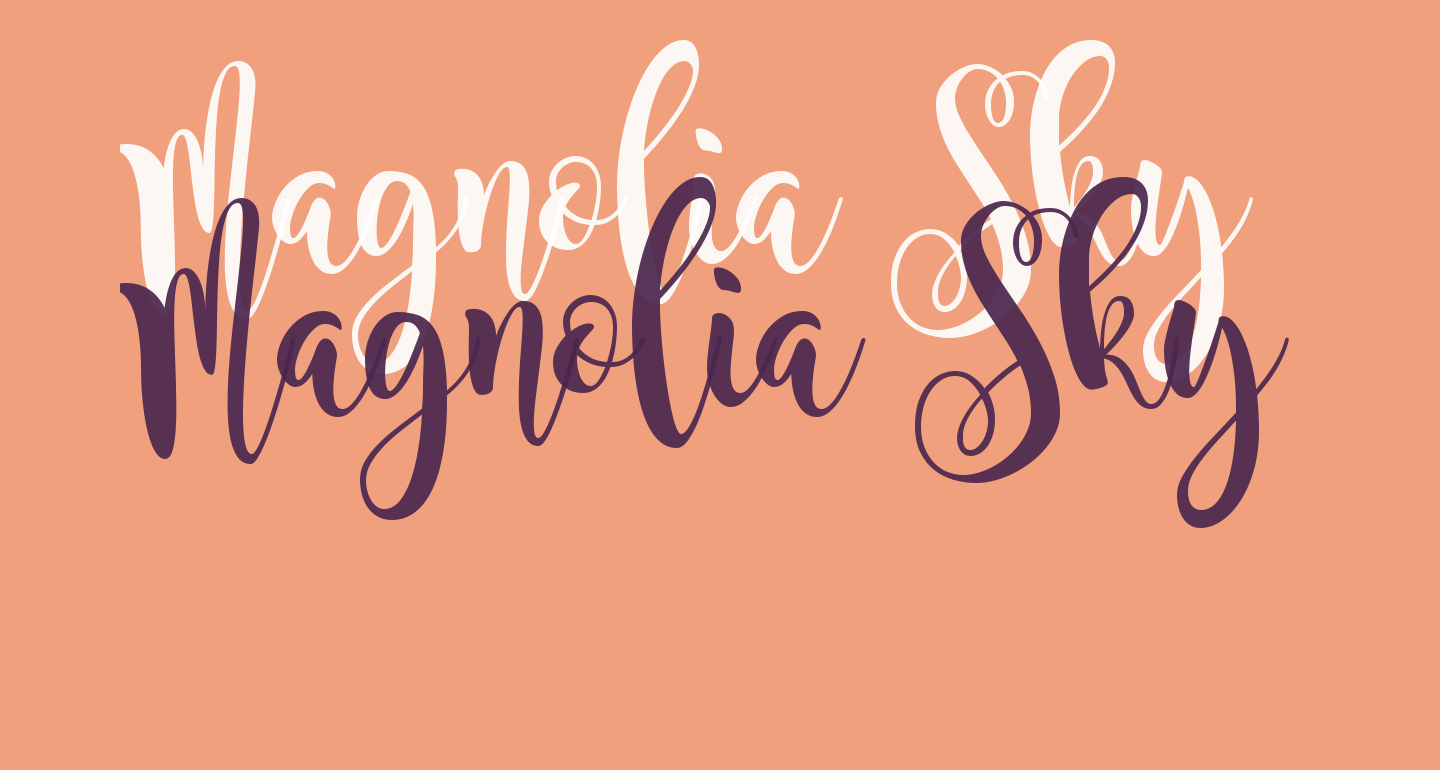 Magnolia Sky free Font - What Font Is