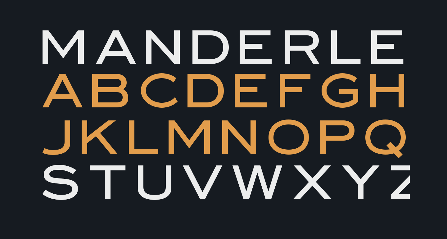 Manderley Regular free Font - What Font Is