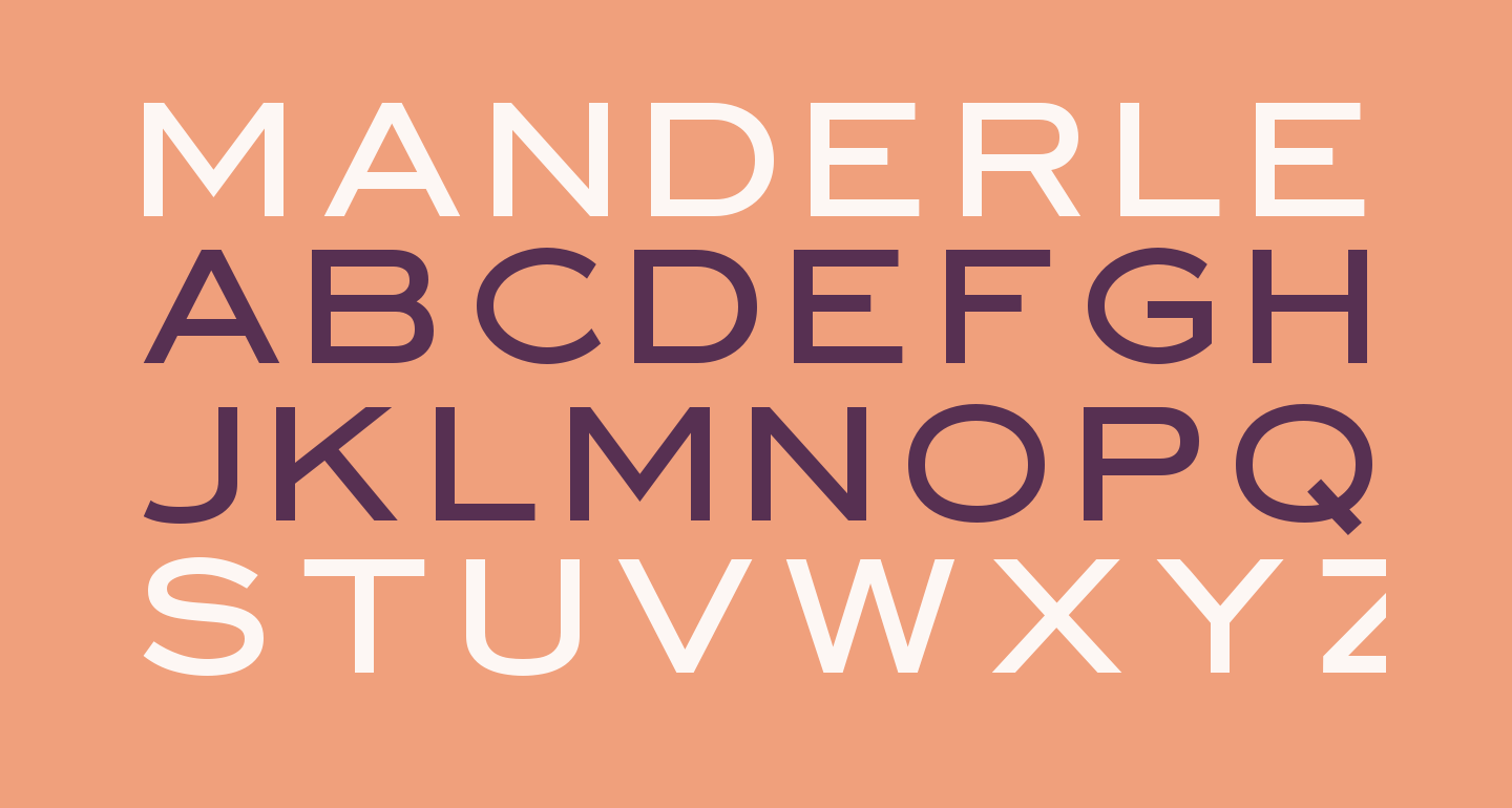 Manderley Regular free Font - What Font Is