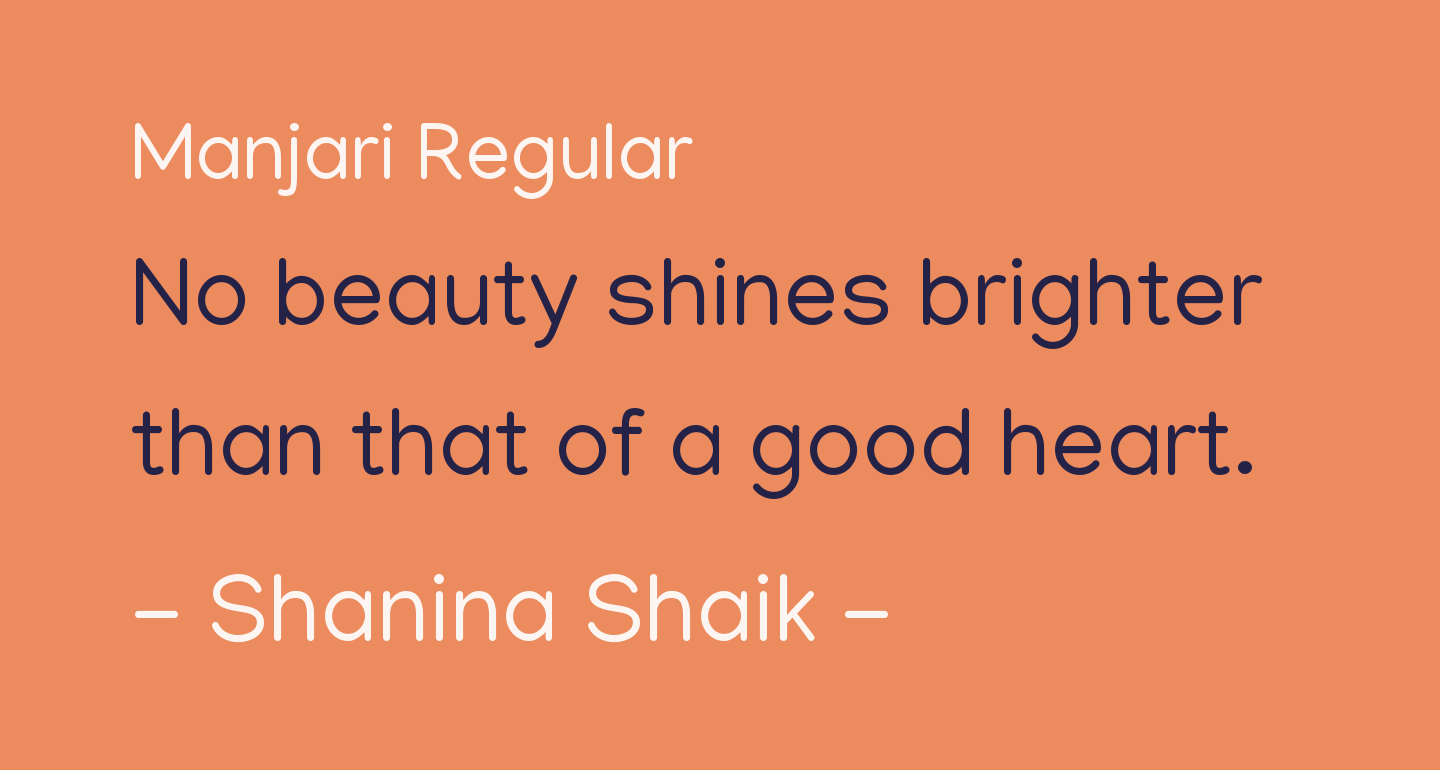 Manjari Regular free Font - What Font Is
