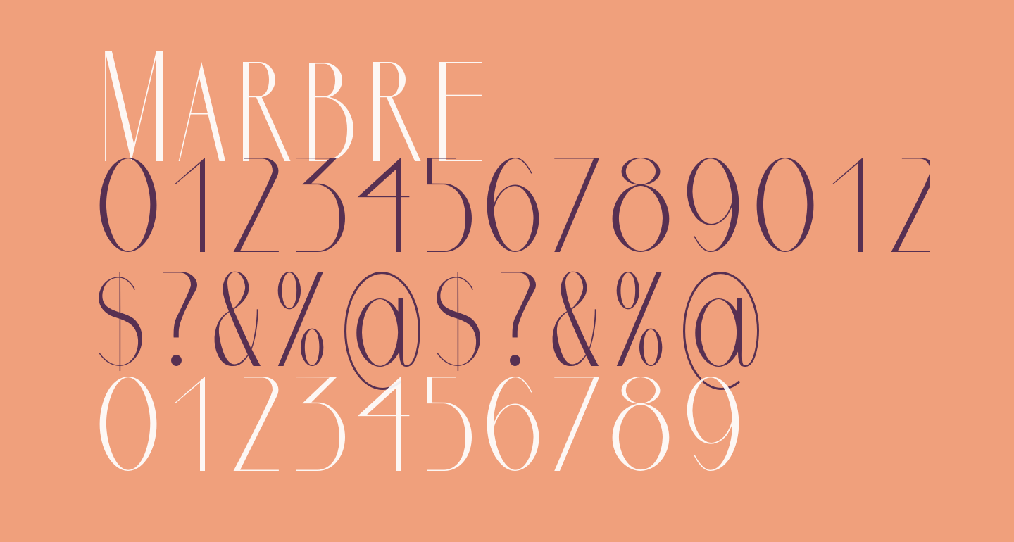 Marbre free Font - What Font Is