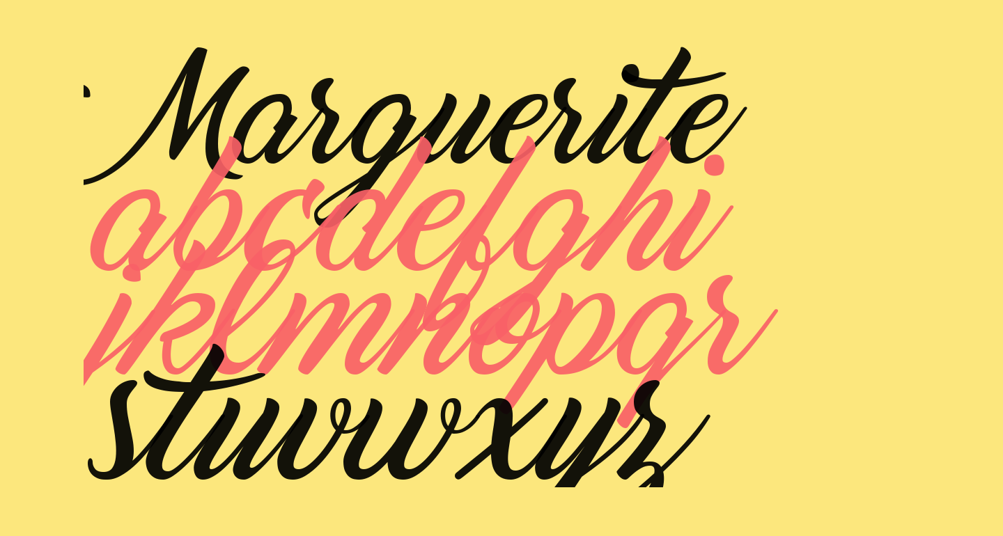 Marguerite free Font - What Font Is