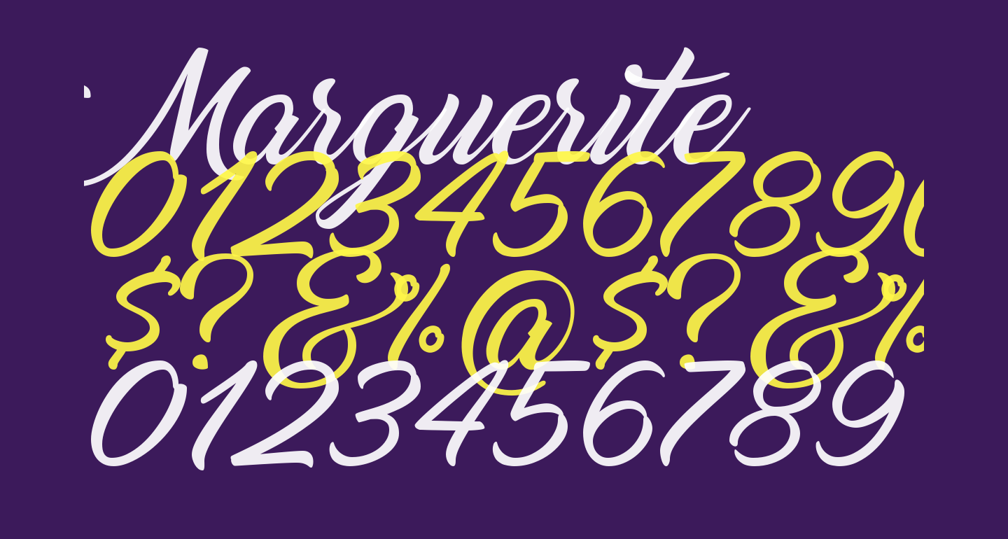 Marguerite free Font - What Font Is