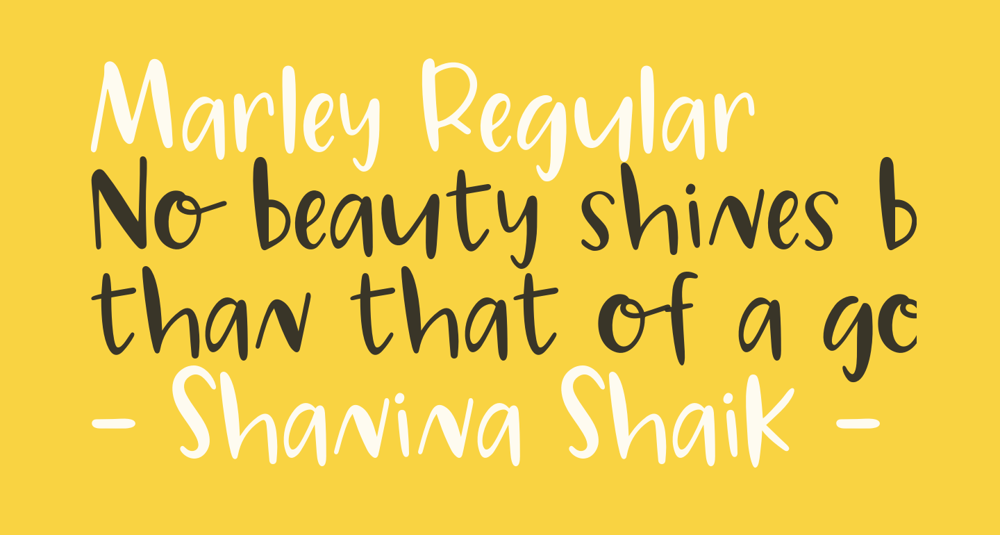 Marley Regular free Font - What Font Is