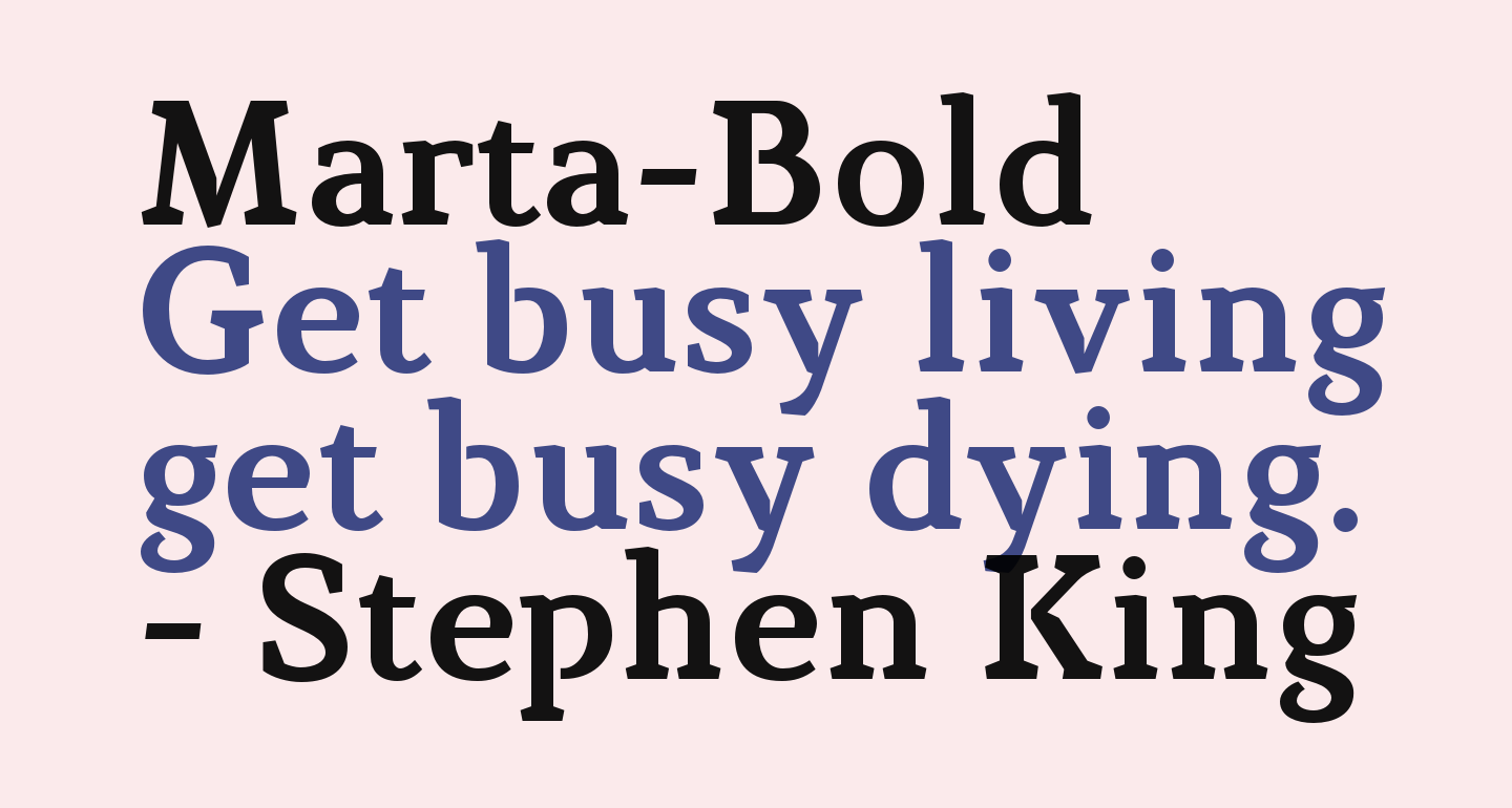 Marta-Bold free Font - What Font Is