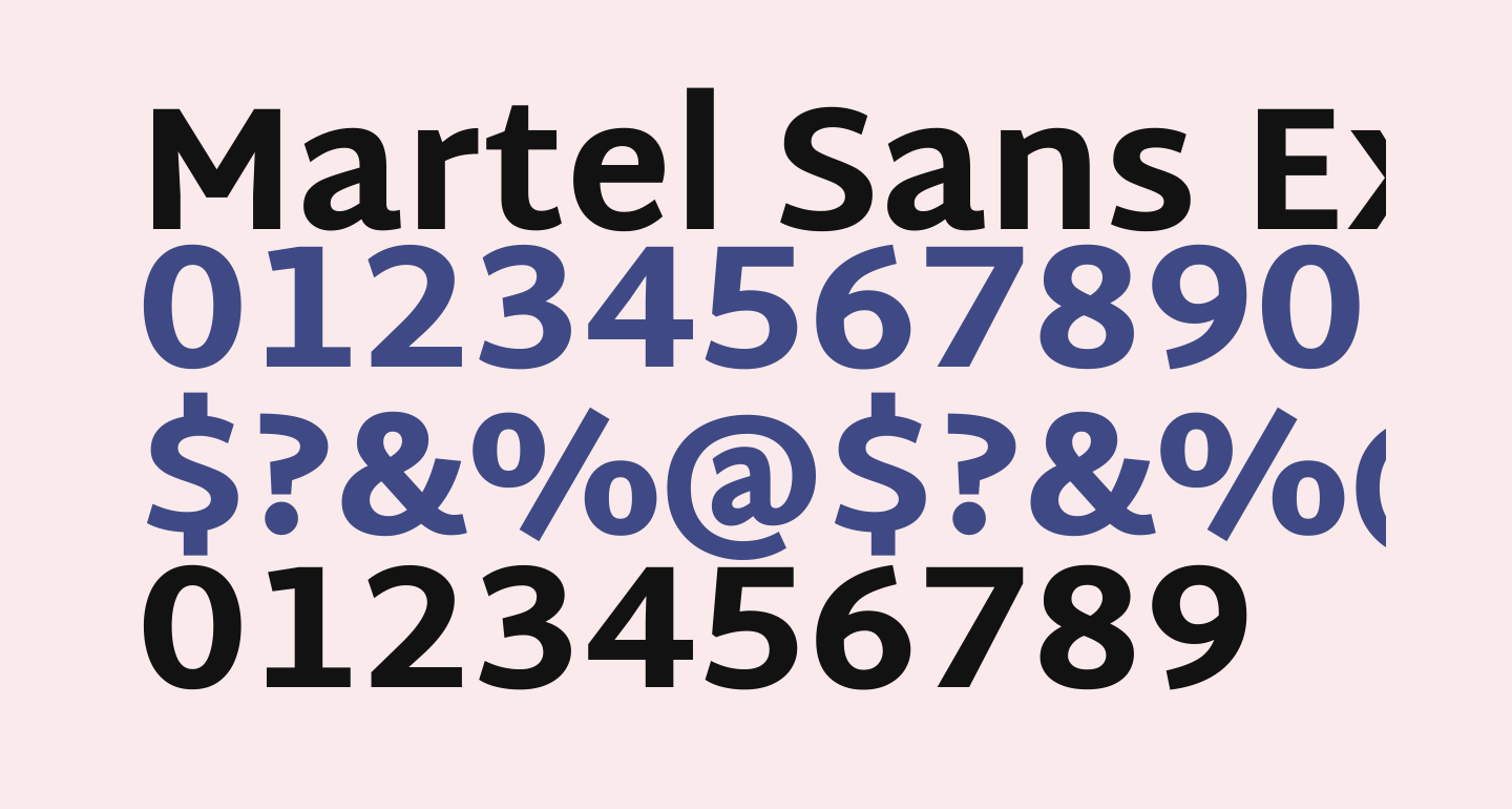 Martel Sans ExtraBold free Font - What Font Is