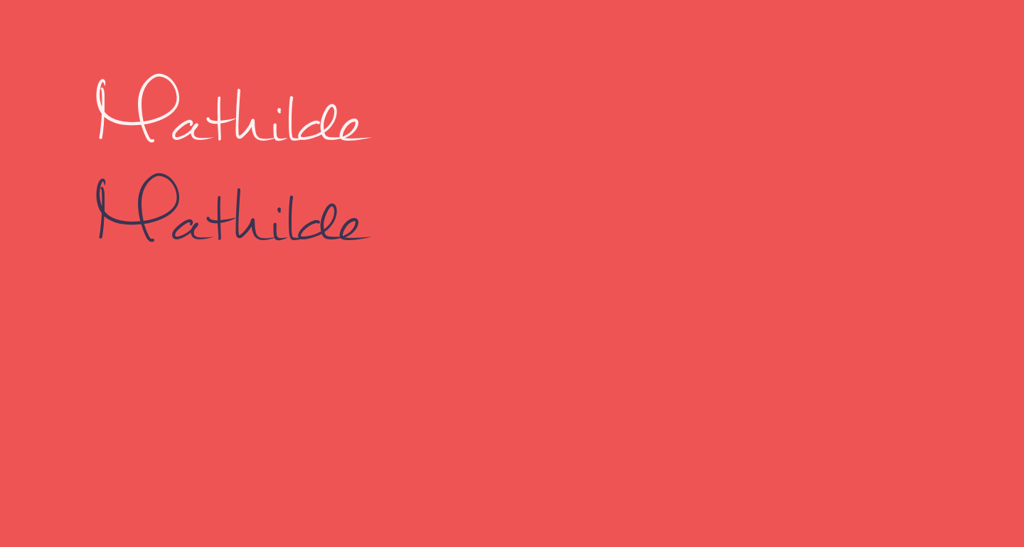 Mathilde free Font - What Font Is