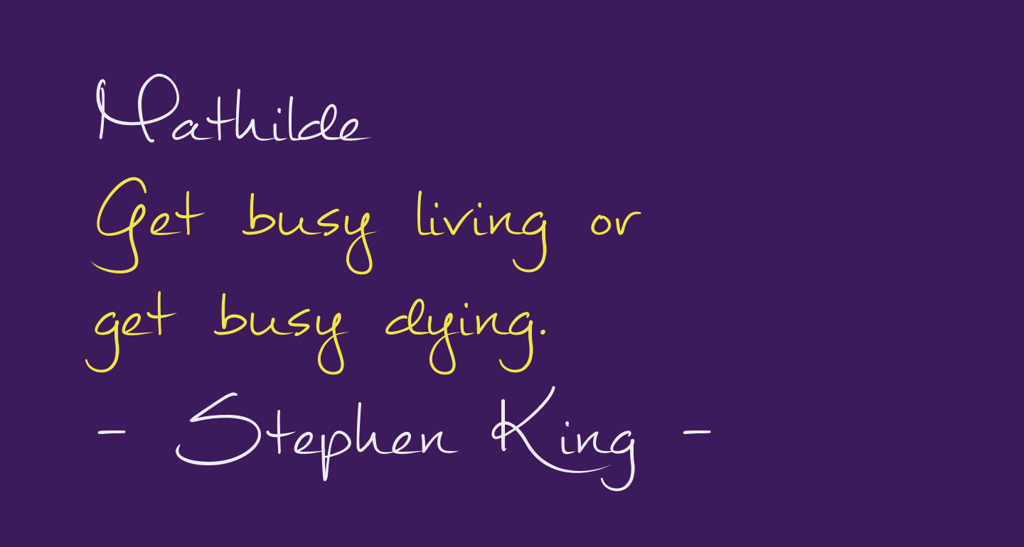 Mathilde free Font - What Font Is