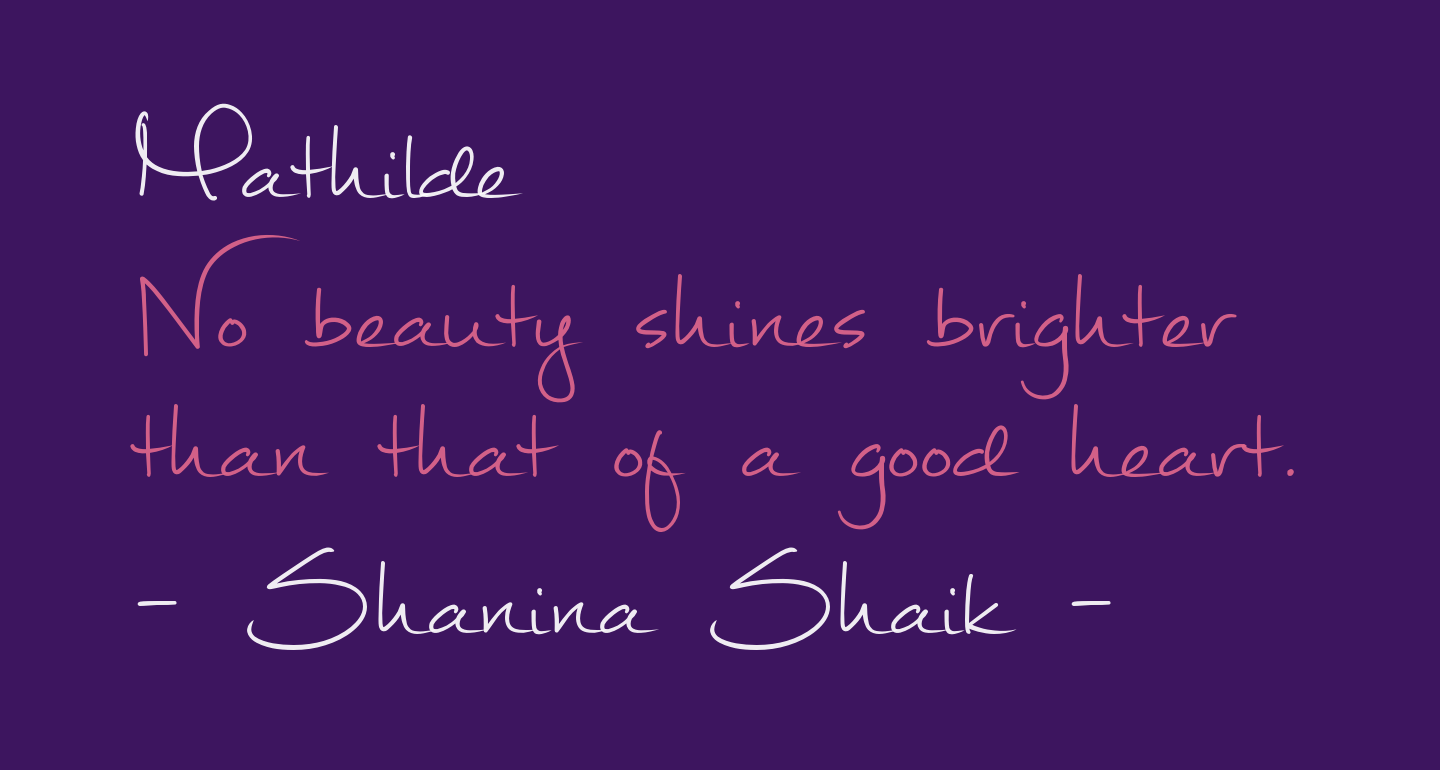 Mathilde free Font - What Font Is