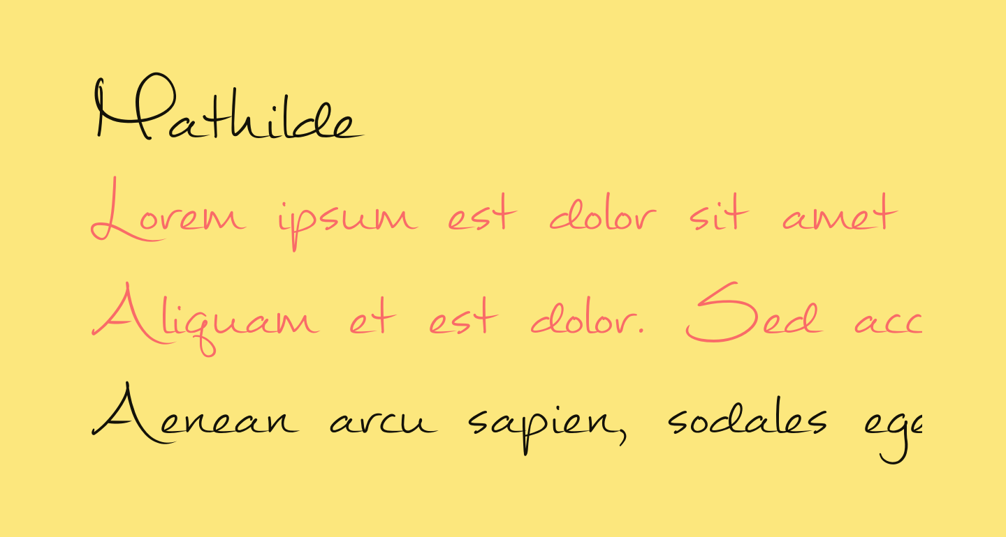 Mathilde free Font - What Font Is