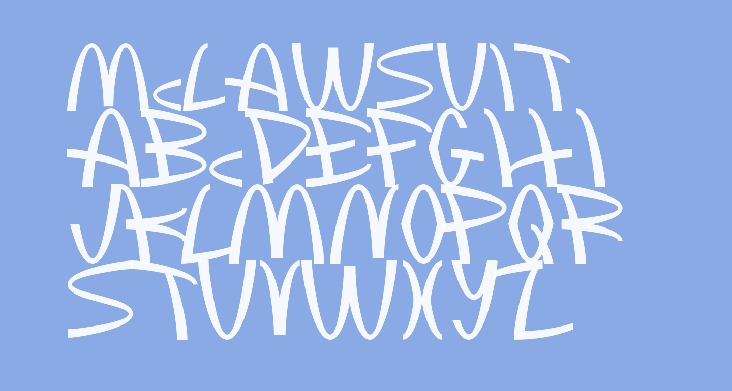 McLawsuit free Font - What Font Is
