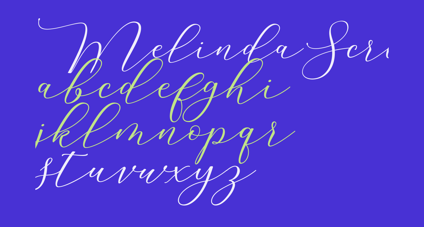 MelindaScript free Font - What Font Is
