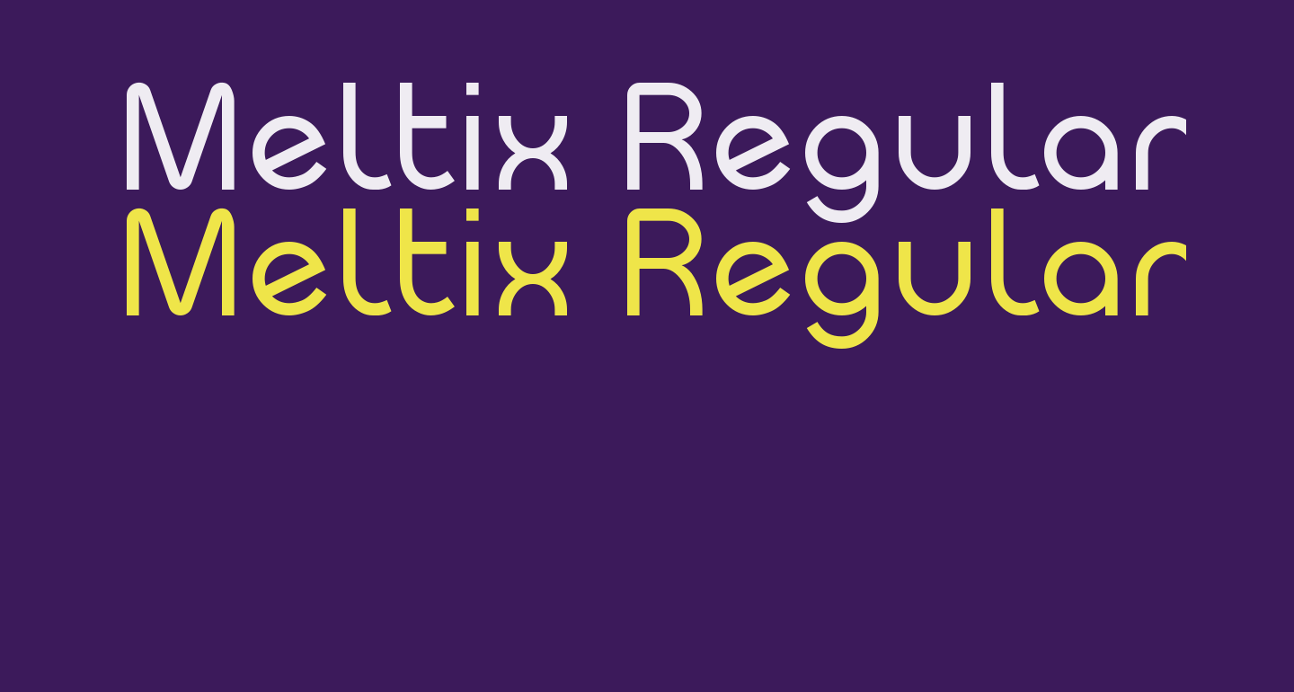 Meltix Regular Demo free Font - What Font Is