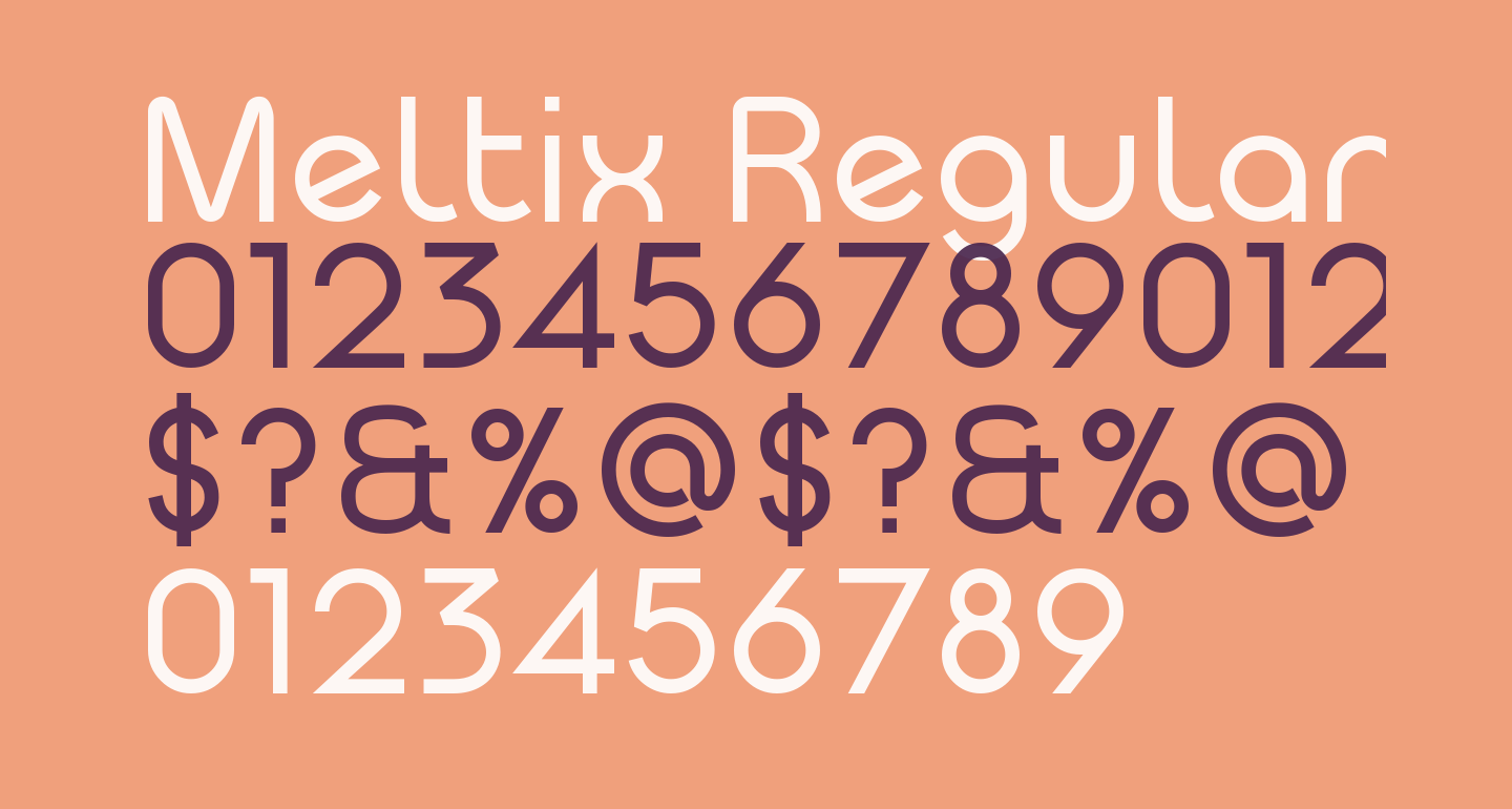 Meltix Regular Demo free Font - What Font Is