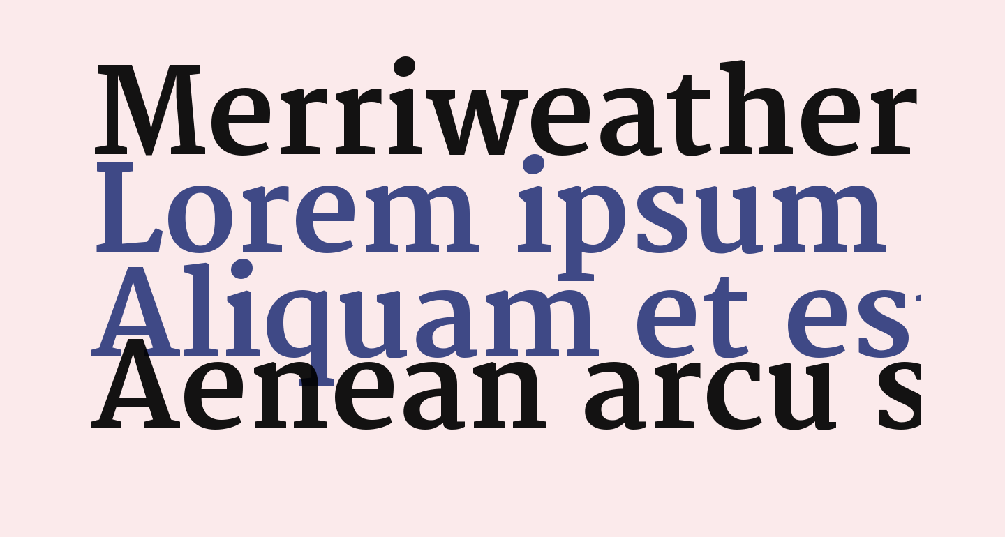 Merriweather Bold free Font - What Font Is