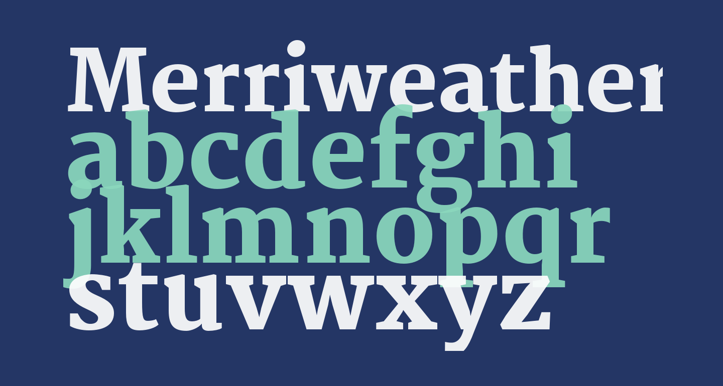 Merriweather-Heavy free Font - What Font Is