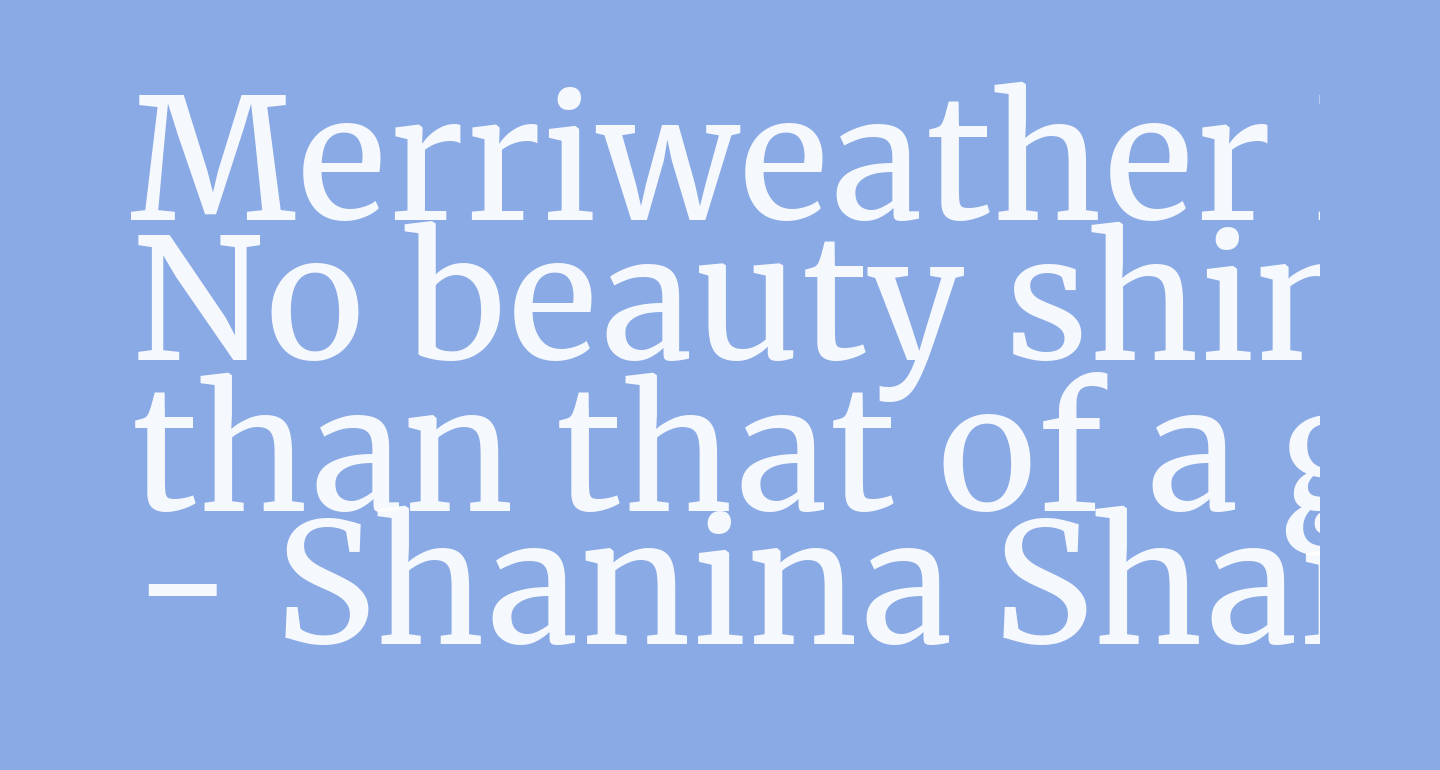 Merriweather Regular free Font - What Font Is