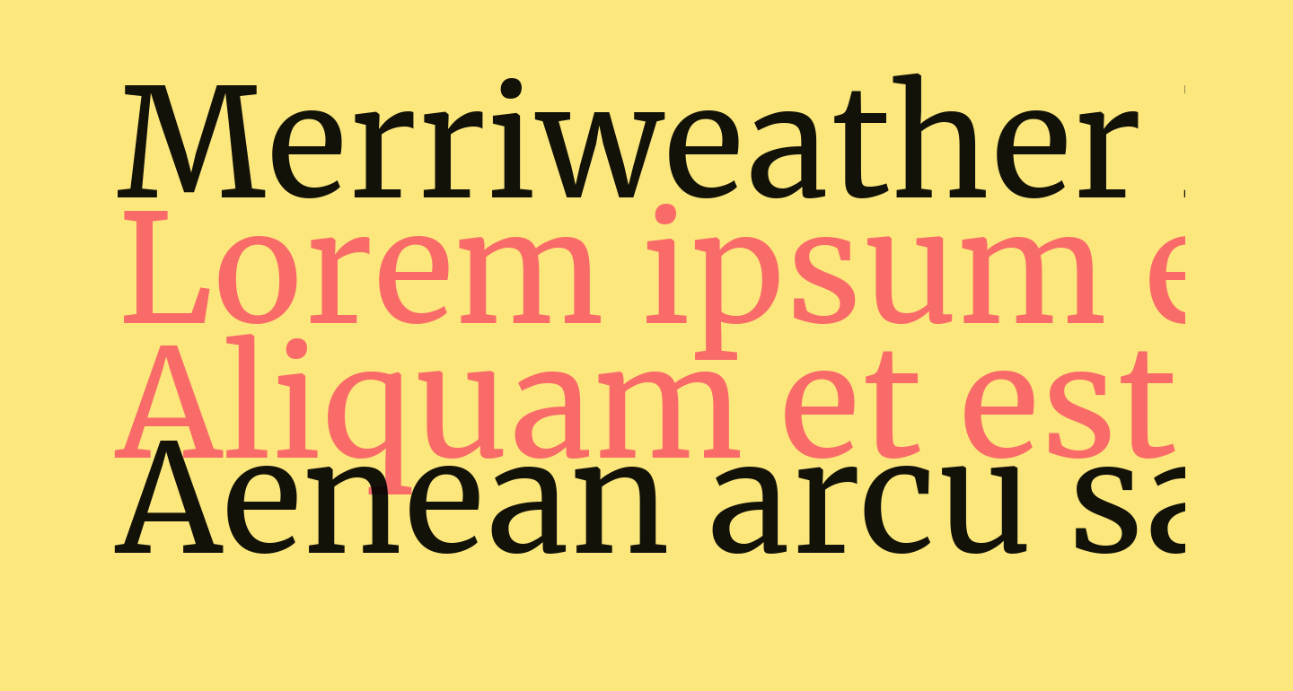 Merriweather Regular free Font - What Font Is