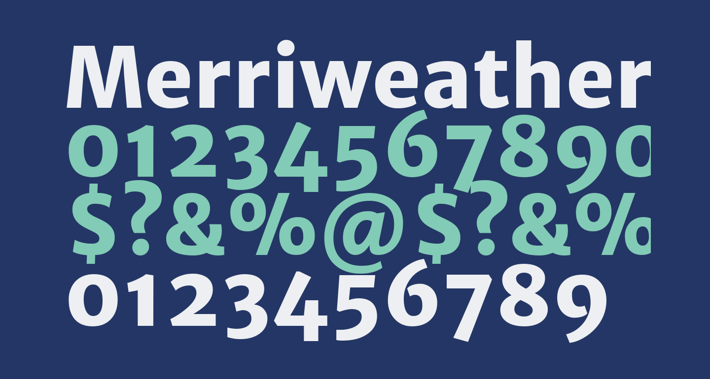 Merriweather Sans ExtraBold free Font - What Font Is