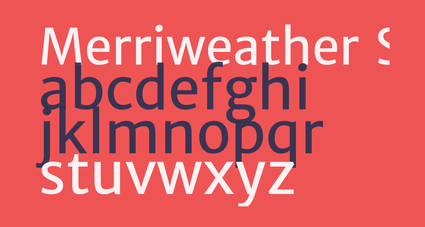 Merriweather Sans free Font - What Font Is