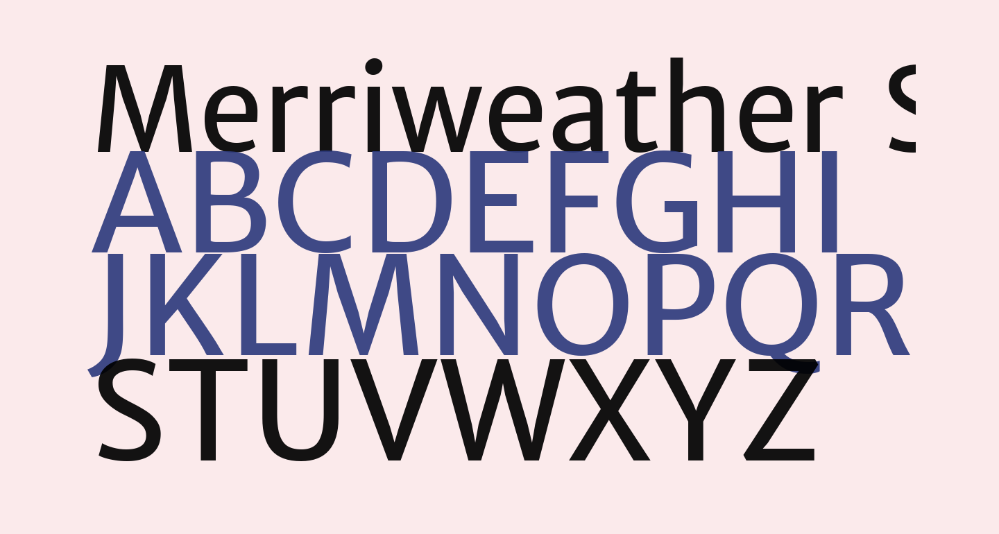 Merriweather Sans free Font - What Font Is
