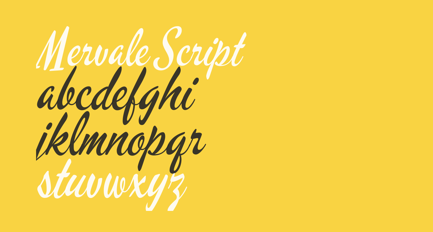 Mervale Script free Font - What Font Is