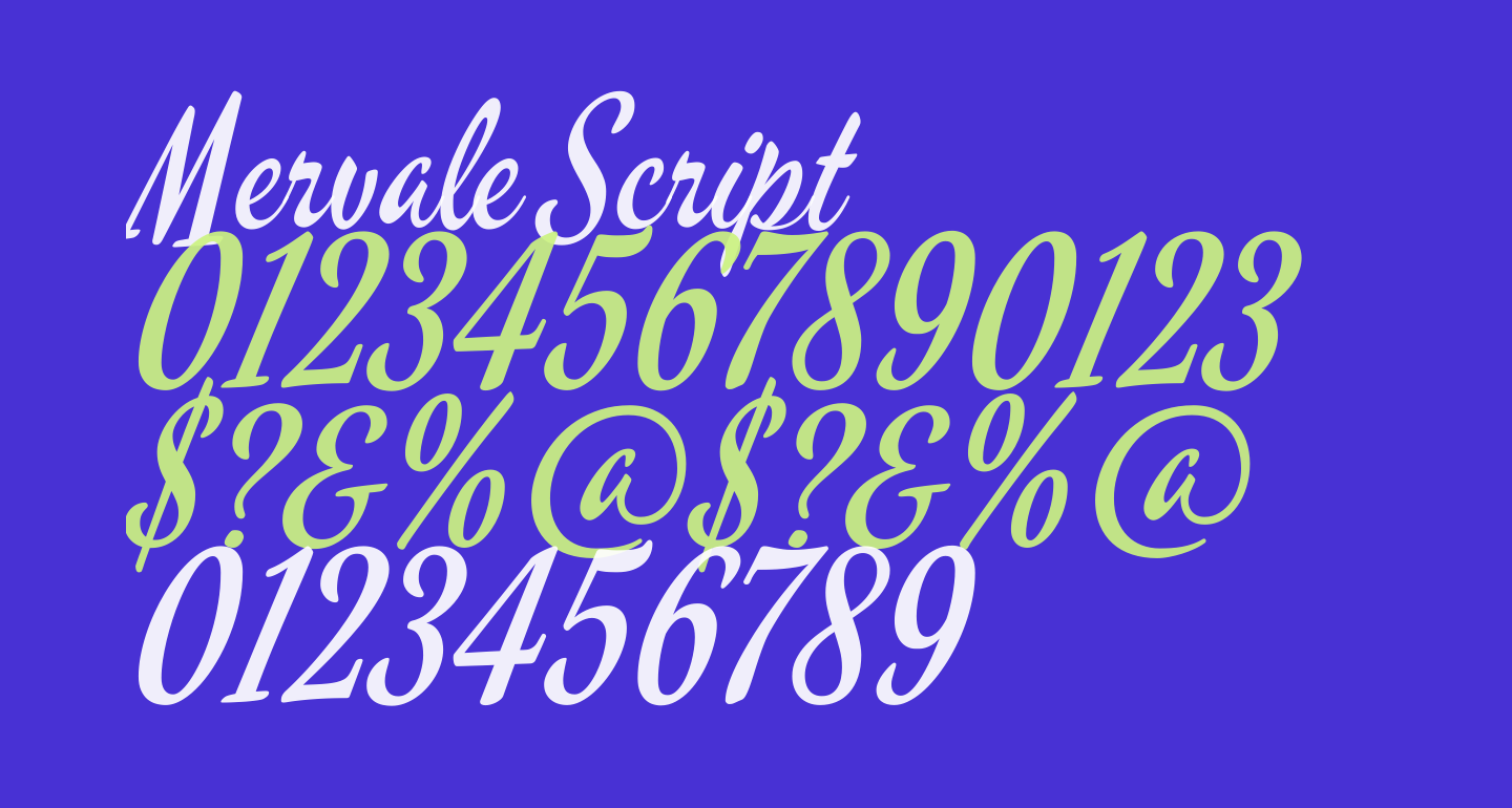 Mervale Script free Font - What Font Is