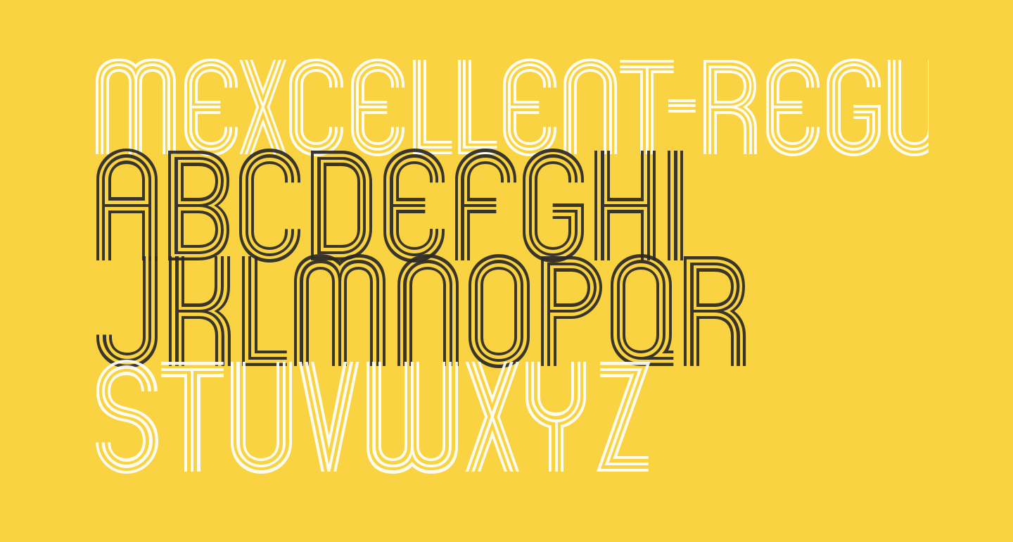 Mexcellent-Regular free Font - What Font Is