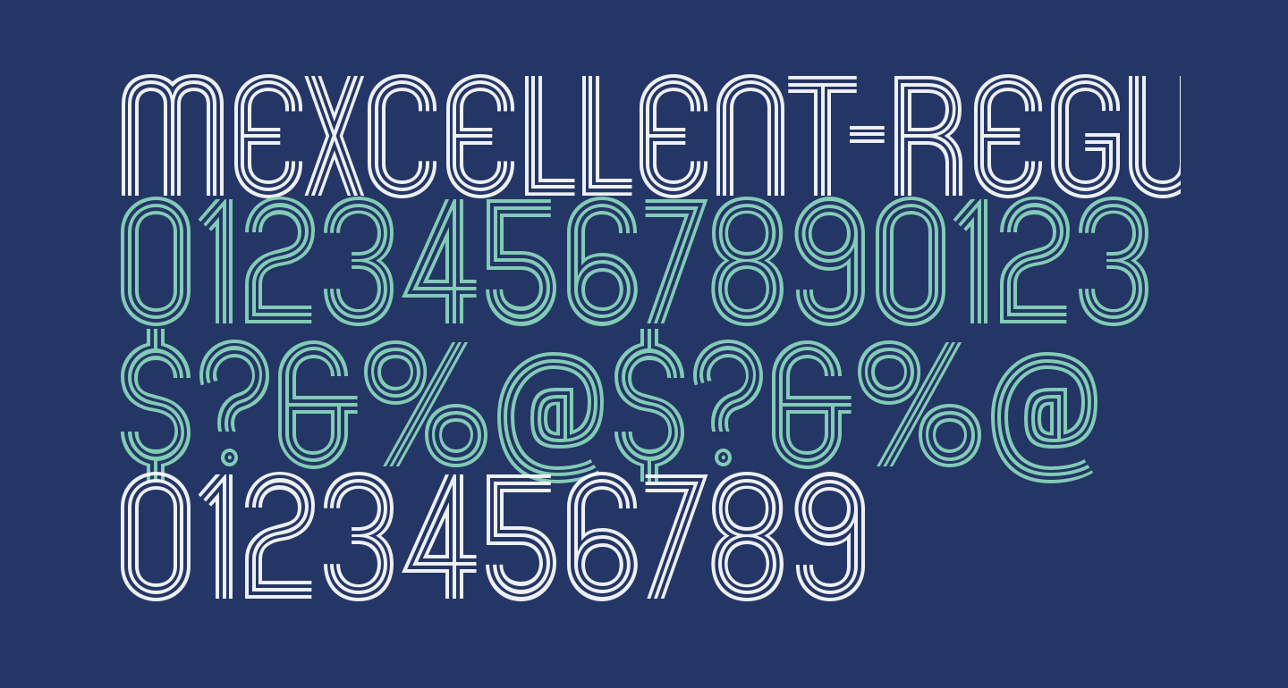 Mexcellent-Regular free Font - What Font Is