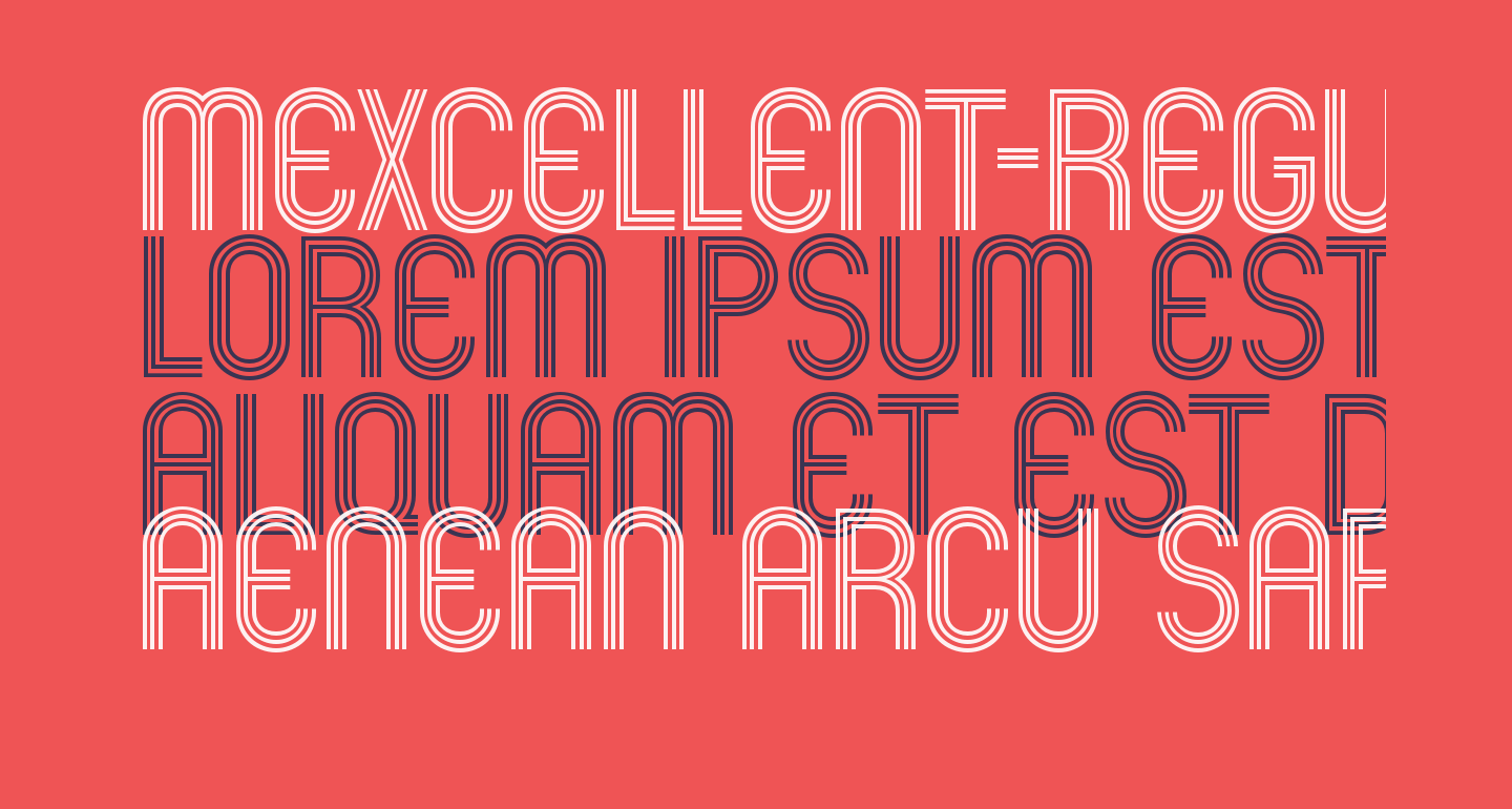 Mexcellent-Regular free Font - What Font Is
