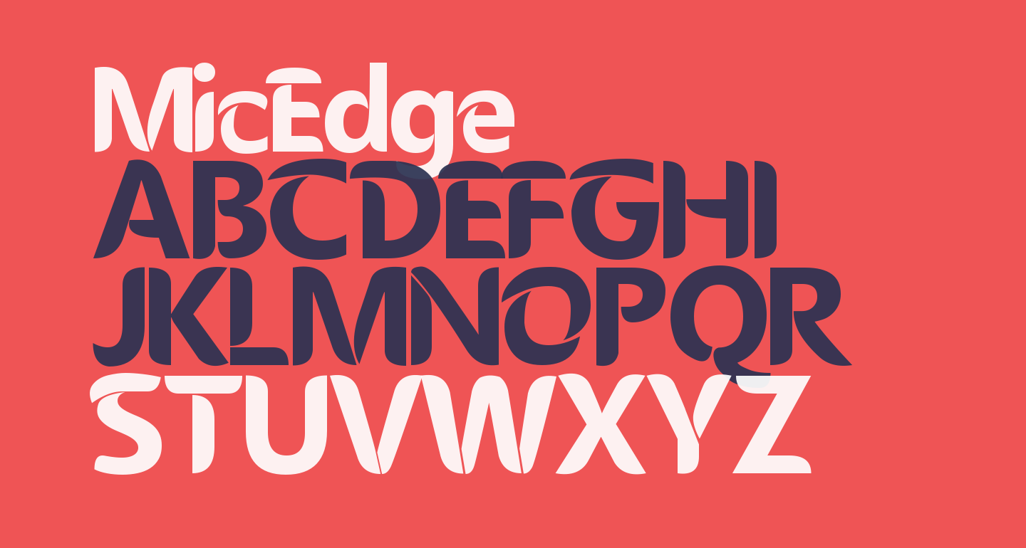 MicEdge free Font - What Font Is