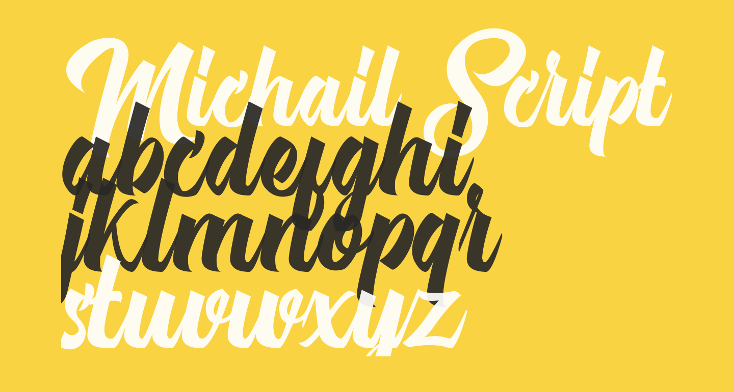 Michail Script Regular free Font - What Font Is