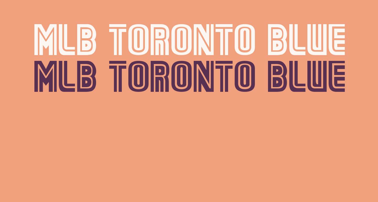 MLB Toronto Blue Jays Wilson free Font - What Font Is