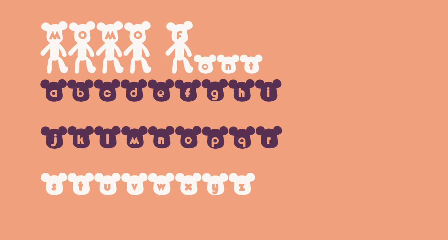 MOMO free Font - What Font Is