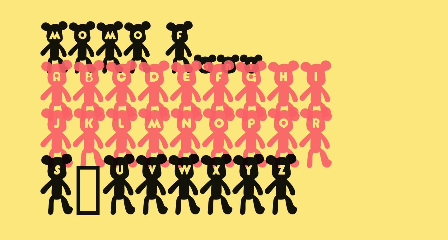 MOMO free Font - What Font Is