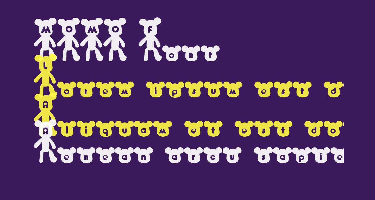 MOMO free Font - What Font Is