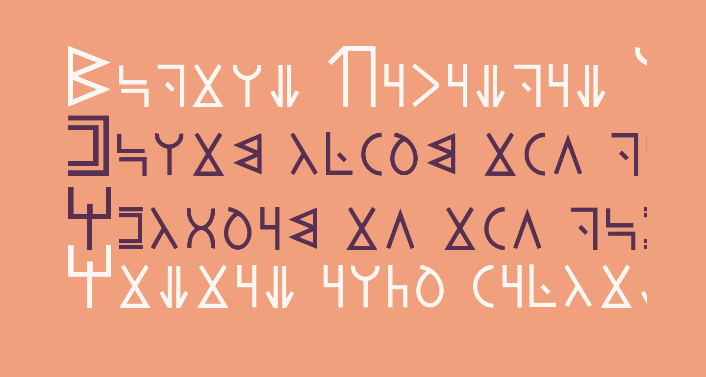 Modern Wakandan Regular free Font - What Font Is