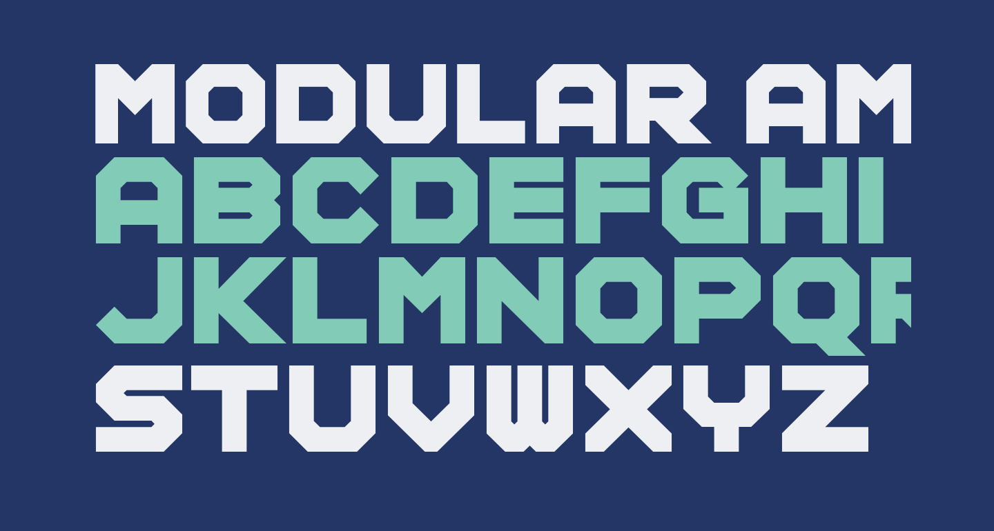 Modular Amplitude free Font - What Font Is