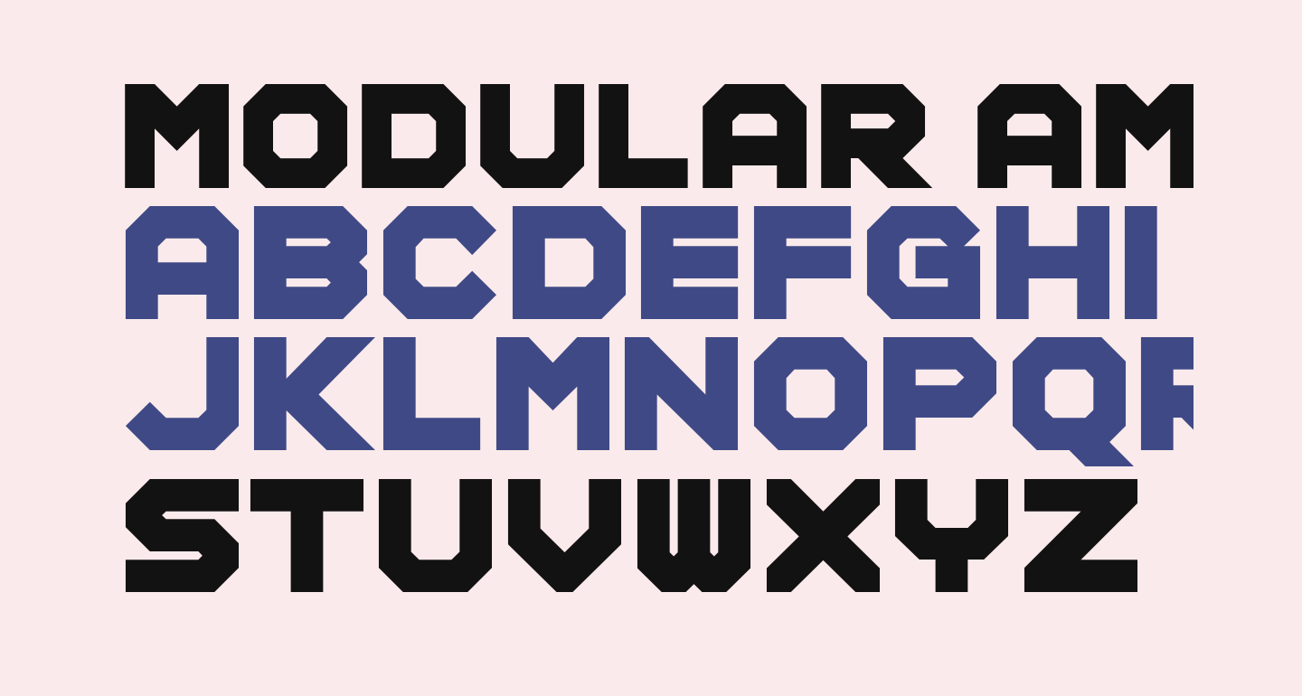 Modular Amplitude free Font - What Font Is