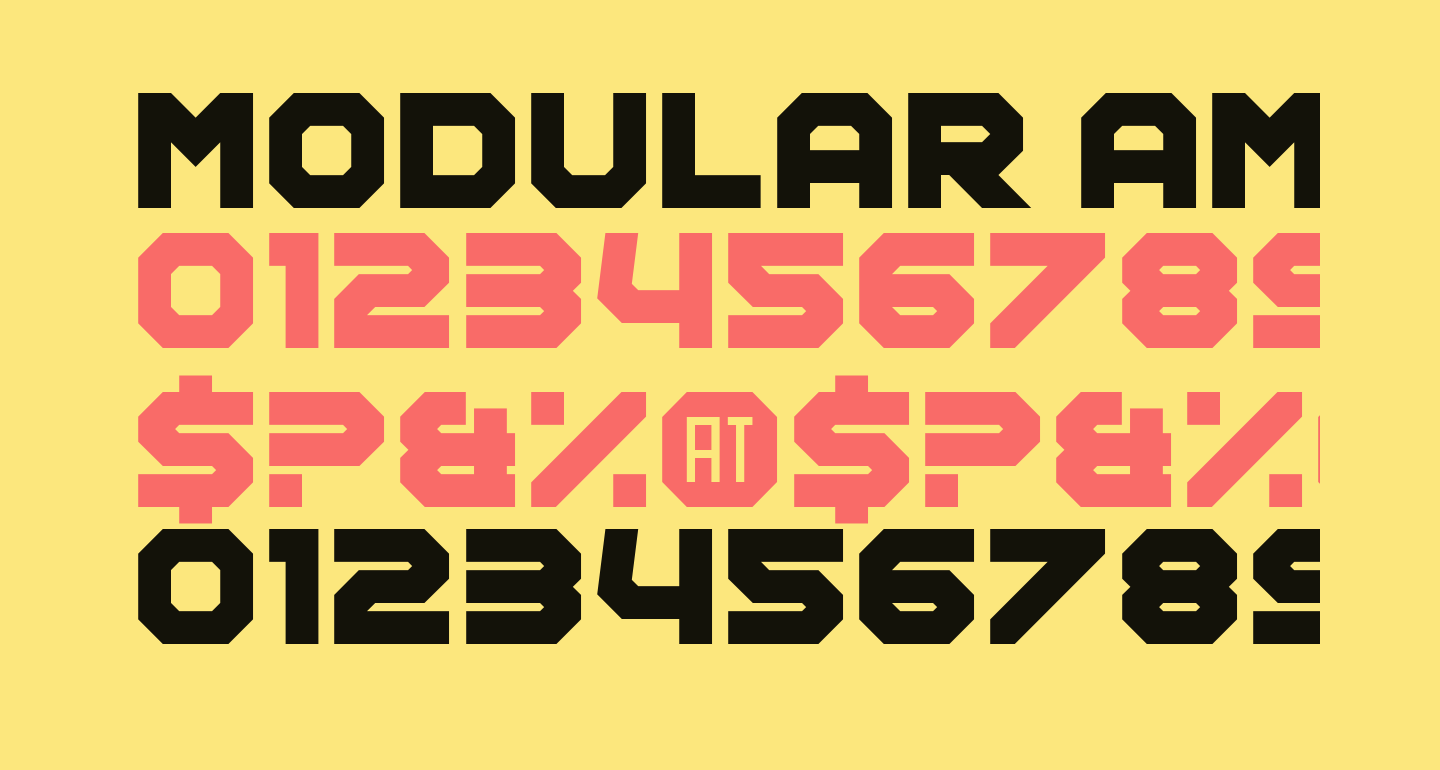 Modular Amplitude free Font - What Font Is