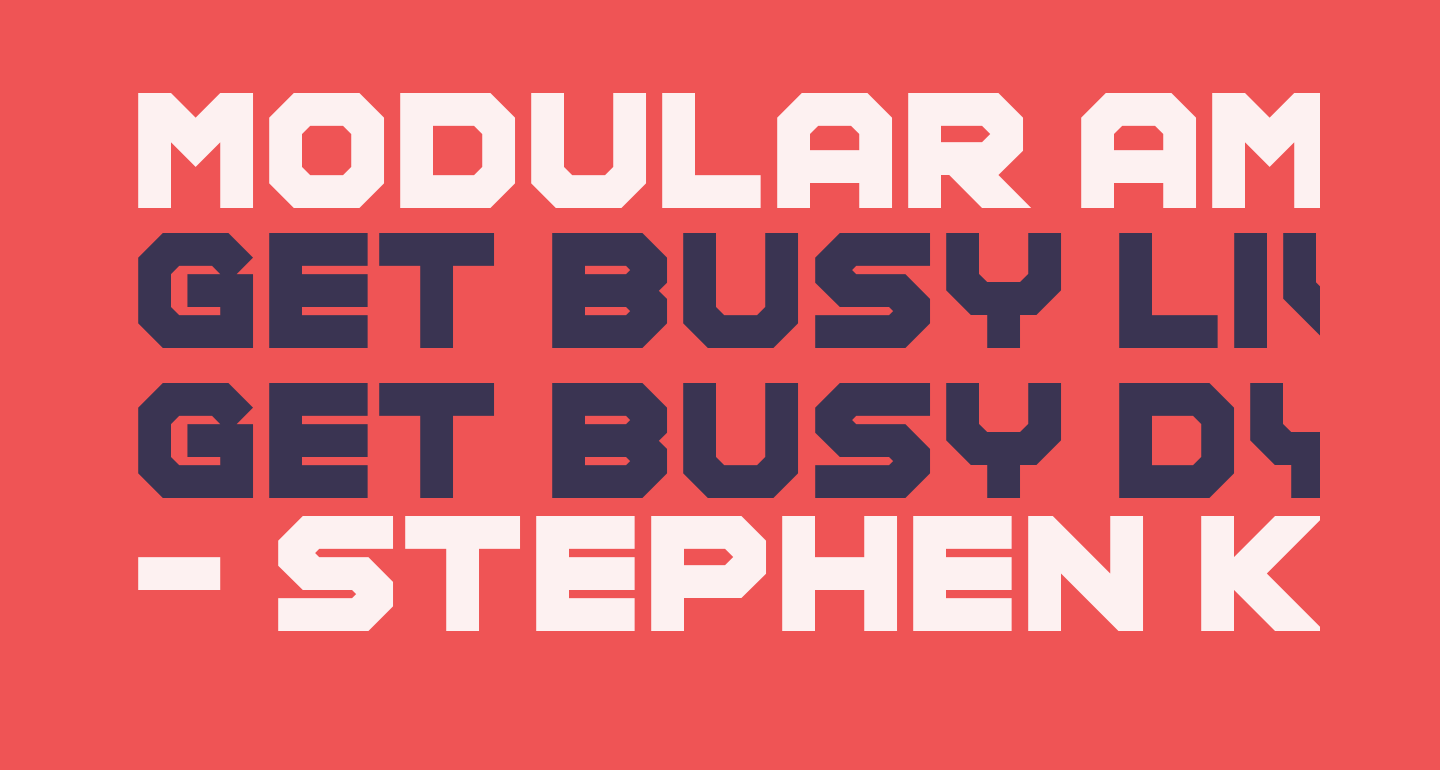 Modular Amplitude free Font - What Font Is