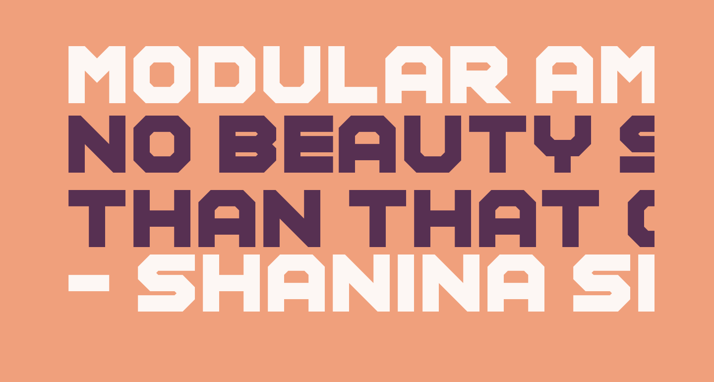 Modular Amplitude free Font - What Font Is