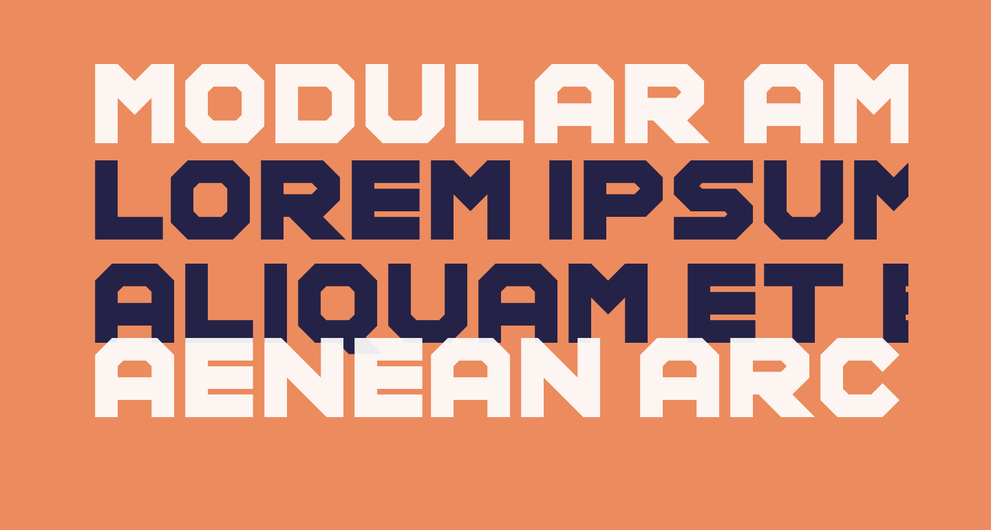 Modular Amplitude free Font - What Font Is